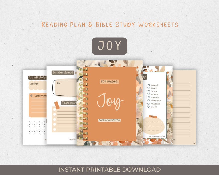 Free Quiet Time Printable Instant Download - Bible Study for Her
